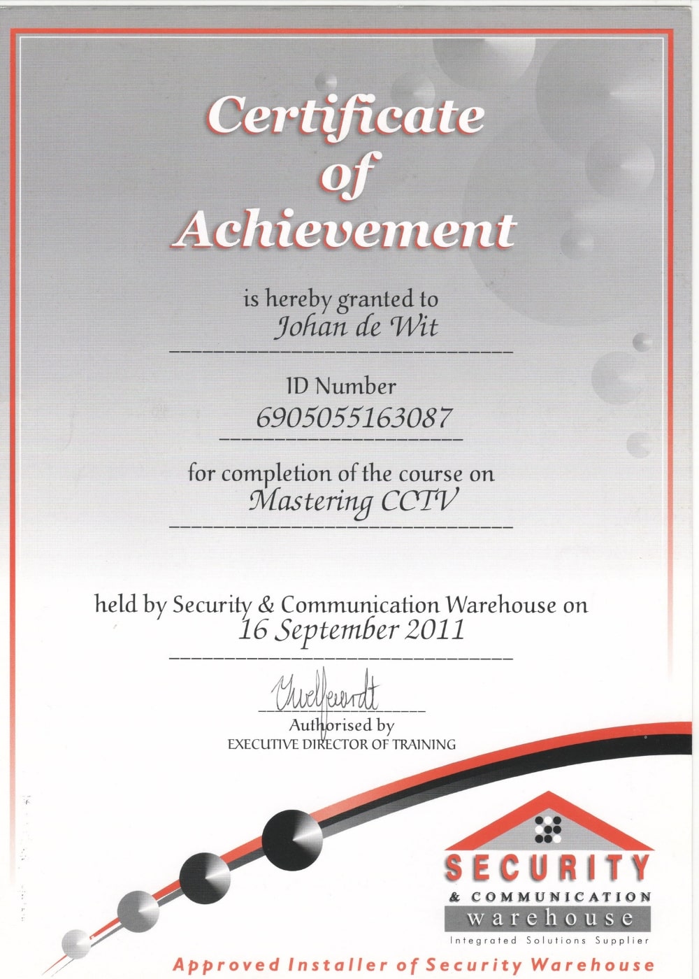 Accreditation - Aardwolf Security Solutions