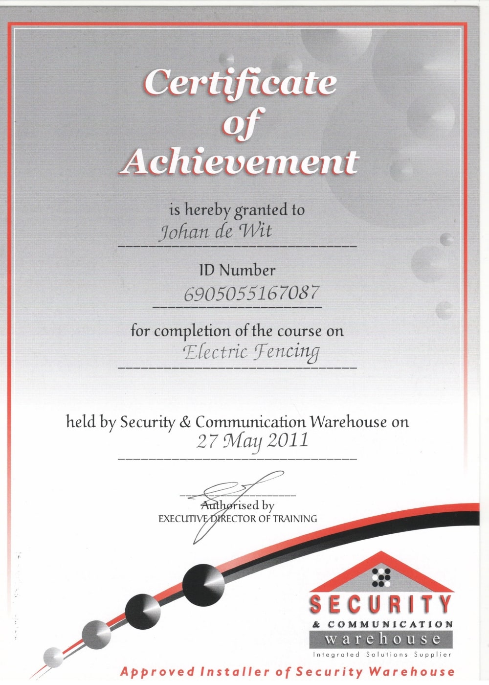 Accreditation - Aardwolf Security Solutions